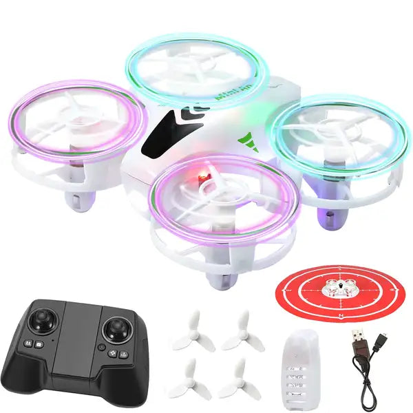 Lictin RC Mini Drone for Kids, RC Quadcopter Drone with LED Lights, Al ...