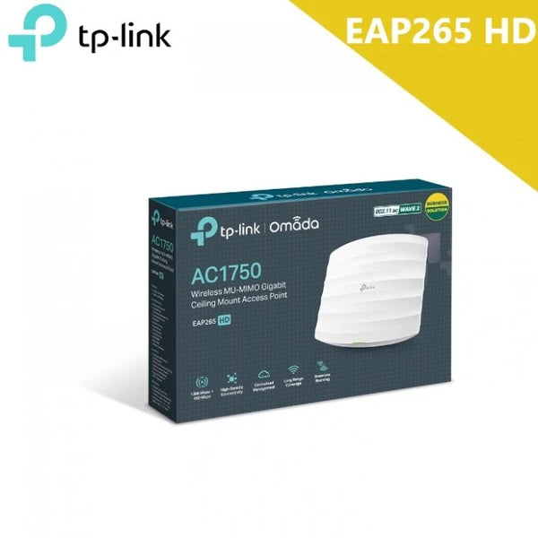Tp-Link EAP265 HD AC1750 Wireless MU-MIMO Gigabit Ceiling Mount Access ...