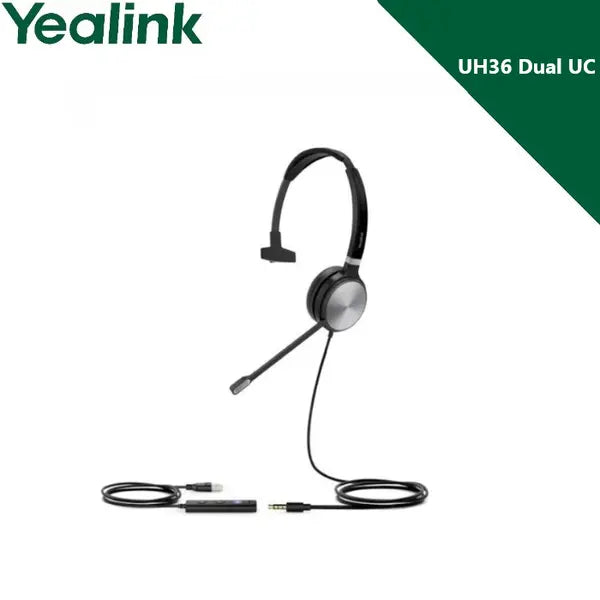 Yealink UH36 Dual Wideband USB Headset for IP Phones – Discount Store